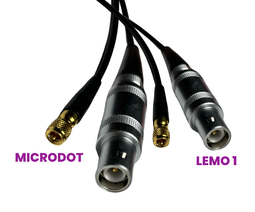 Cable dual Lemo 1-Microdot - Brüder NDT
